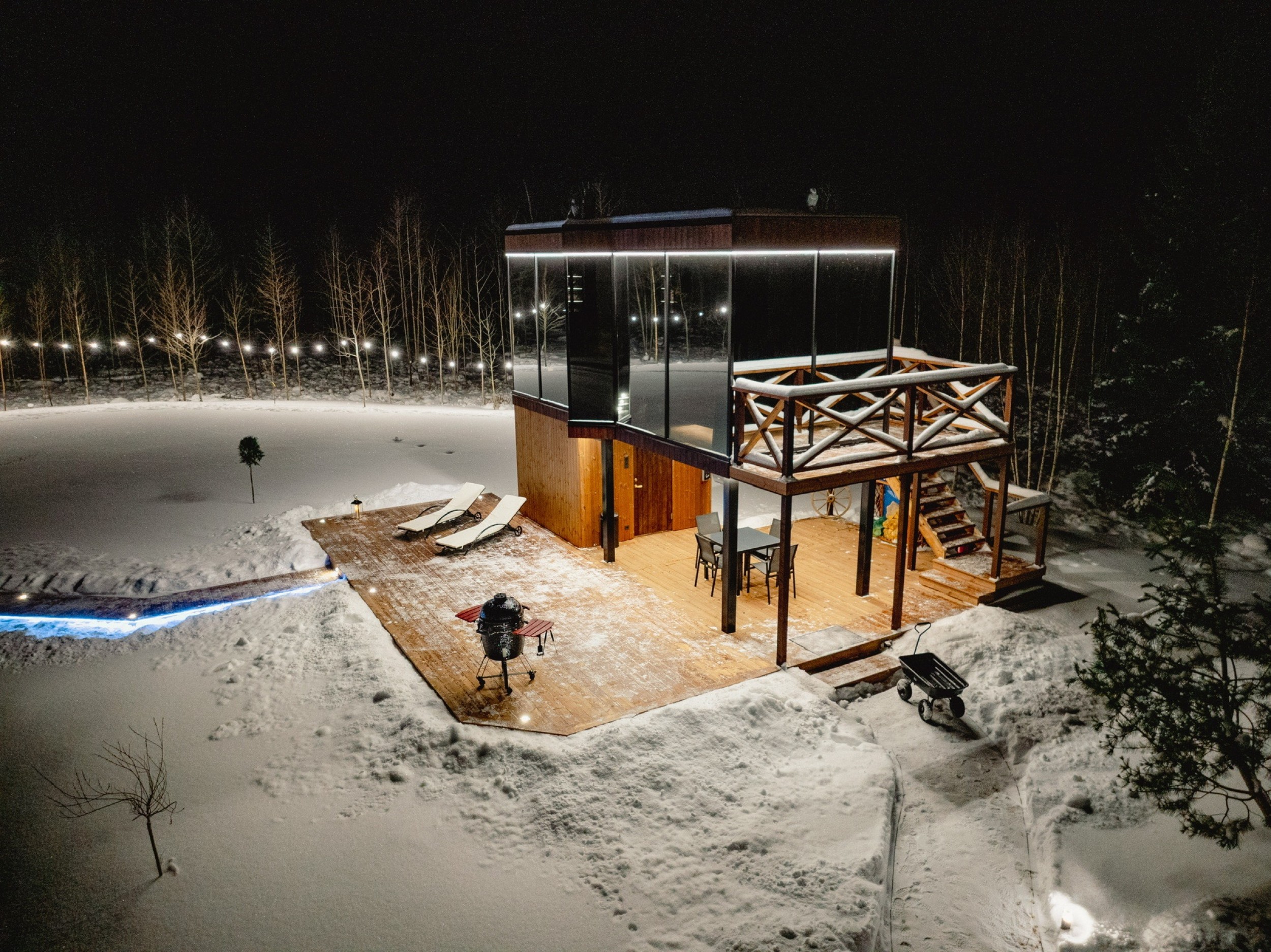 Luksuslik puhkus Luxury Resort Ehametsa minivillas Viljandimaal | Kingitus